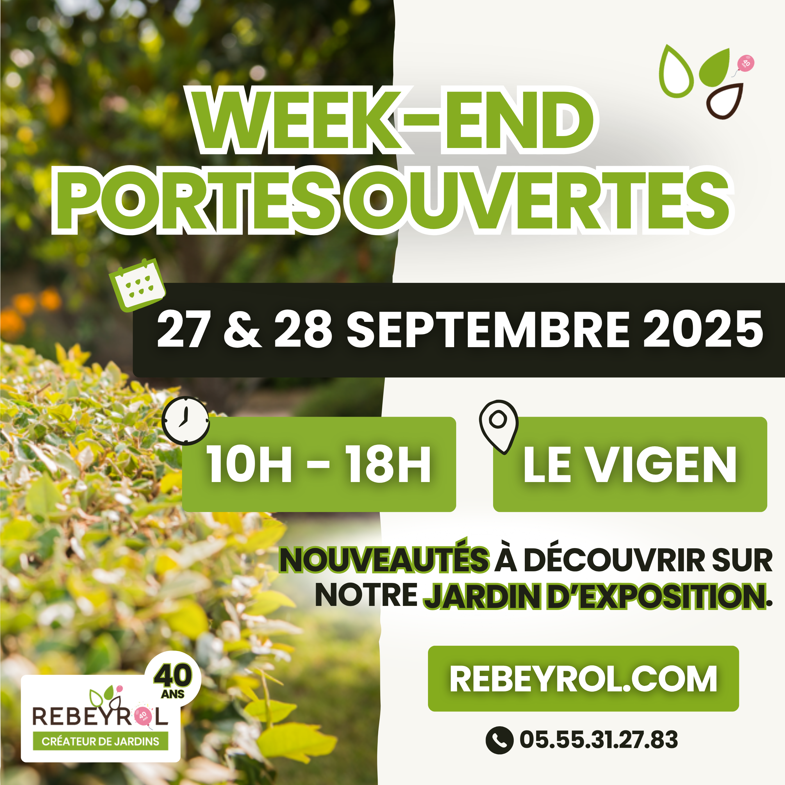 Rebeyrol : aménagement et entretien des jardins